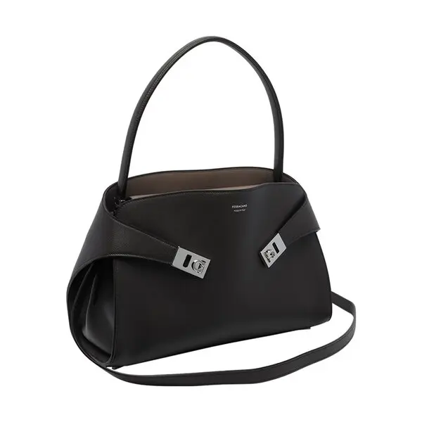 FERRAGAMO Medium Hug Soft Shoulder Bag