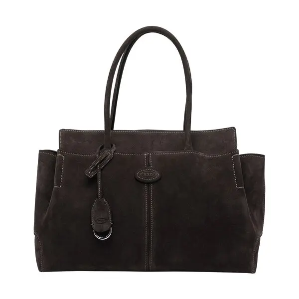 TOD'S Suede Shopping Bag