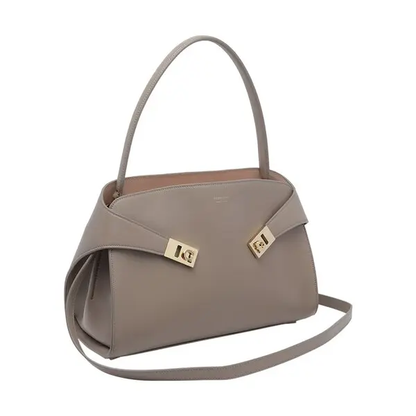 FERRAGAMO Medium Hug Soft Shoulder Bag
