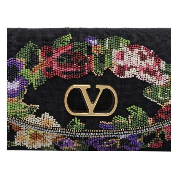 Valentino Garavani Small Embroidered Devain Shoulder Bag