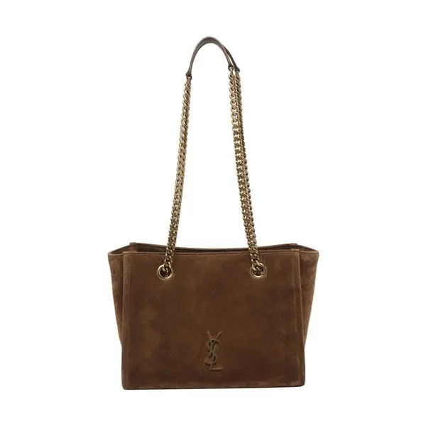Saint Laurent Niki Suede Shoulder Bag