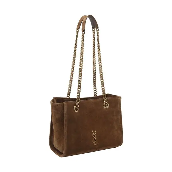 Saint Laurent Niki Suede Shoulder Bag