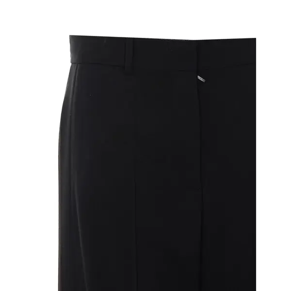 Loewe L Mini Logo Wool Pants