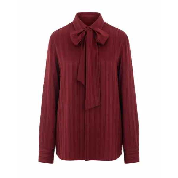 Saint Laurent Lavalliere Cassandre Shirt - Red