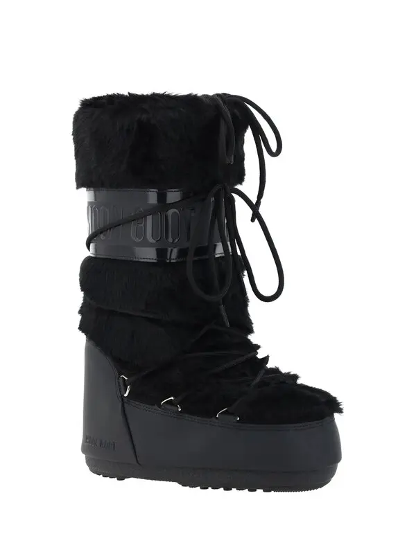 Moon Boot Icon Faux Fur Boots
