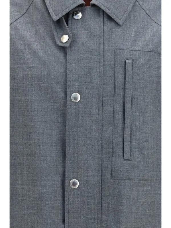 Brunello Cucinelli Virgin Wool Jacket With Pockets