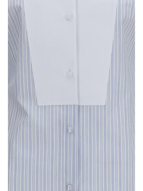 TOM FORD Striped Shirt With Front Detail