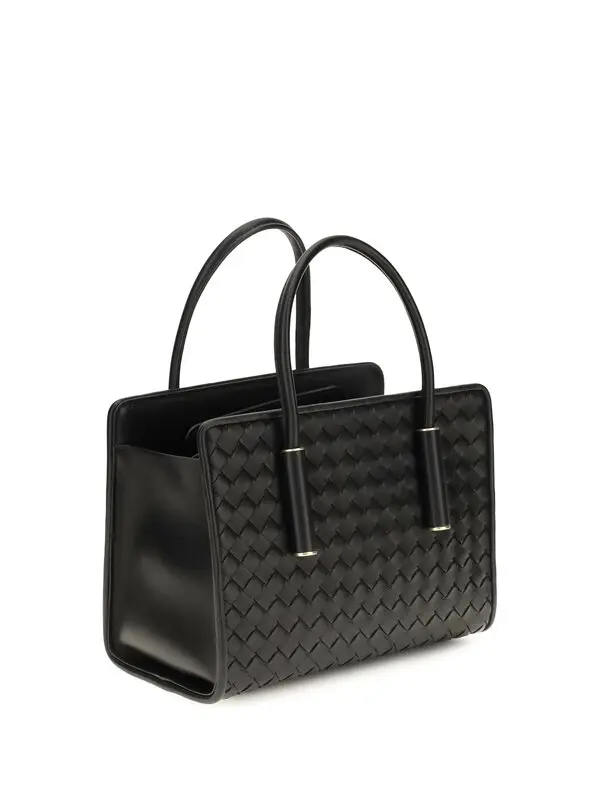 Bottega Veneta Intrecciato Handbag - Black