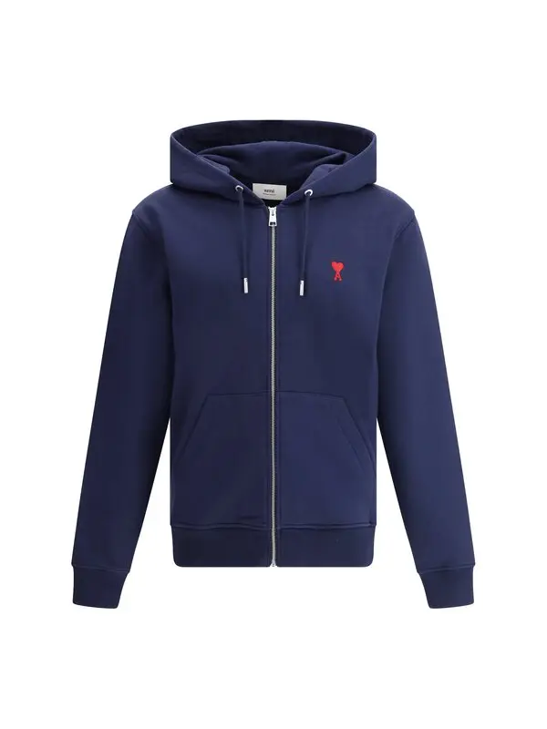 AMI Paris Logoed Hoodie