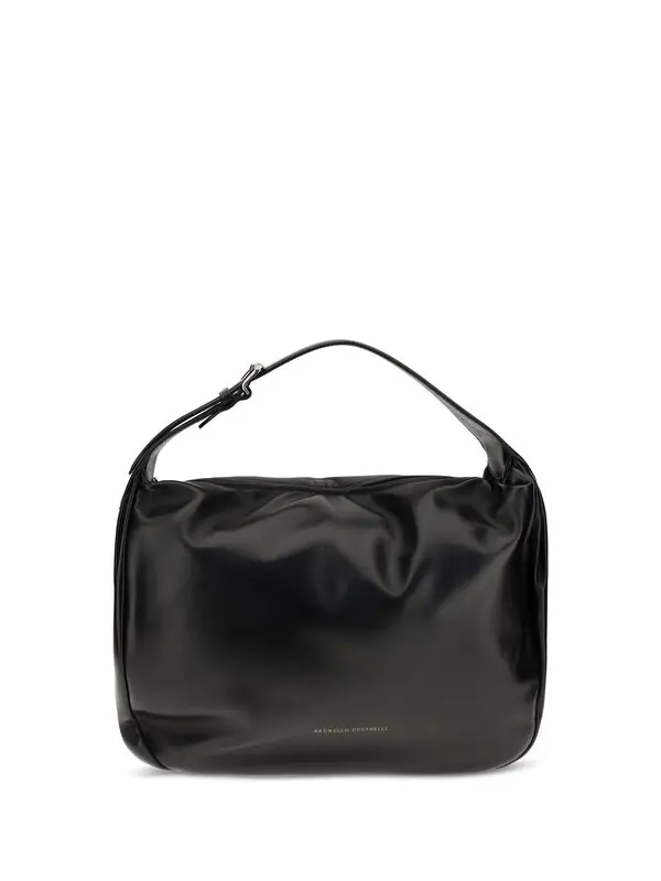 Brunello Cucinelli Boule Nappa Leather Shoulder Bag