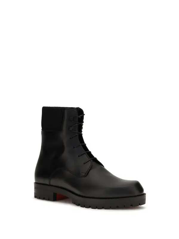 CHRISTIAN LOUBOUTIN Trapman Tct 2 Leather Ankle Boots