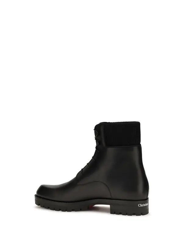 CHRISTIAN LOUBOUTIN Trapman Tct 2 Leather Ankle Boots
