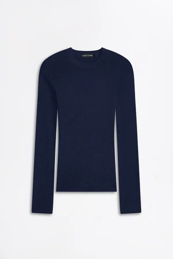 Scanlan Theodore Babywool Crew Sweater - Navy