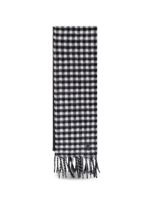 AMI Paris Scarf White "echarpe De Coeur