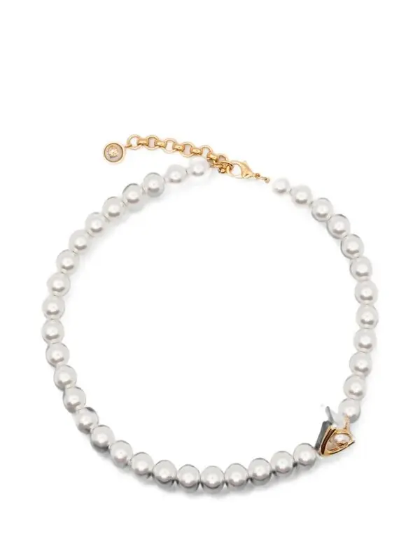 Casablanca Necklace Brass "lotus - Metallic