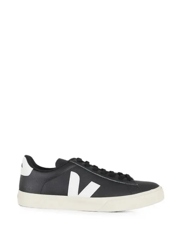 VEJA Campo Eco Leather Trainers - Black
