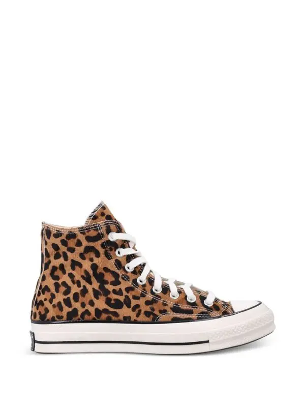 CONVERSE Sneaker Low-top "chuck 70 Leopard Pony Hair - Black