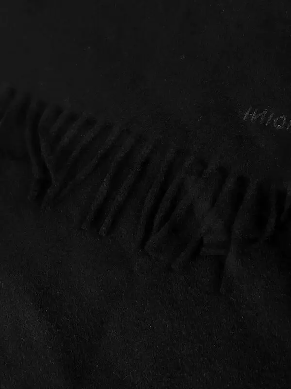 LARDINI Fringed Cashmere Scarf