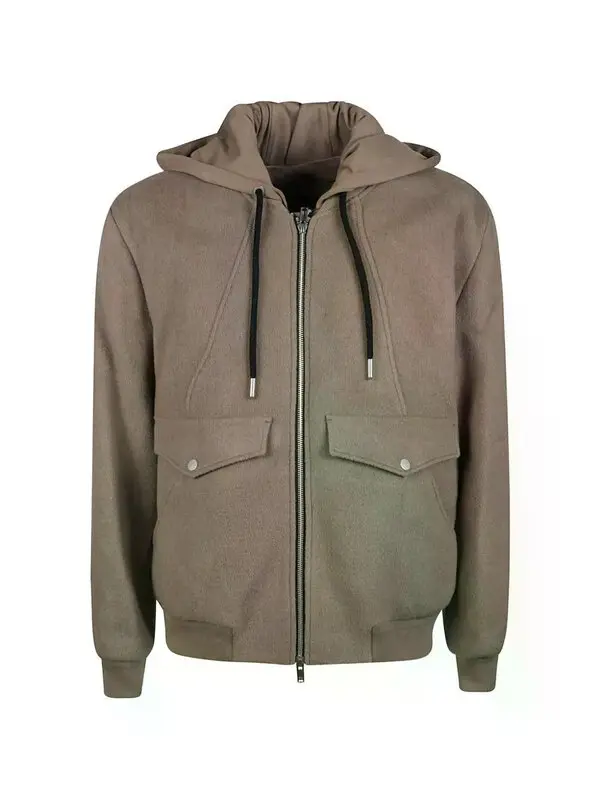 Moose Knuckles Hooded Wool Jacket