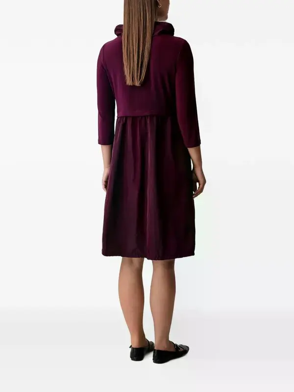 Joseph Ribkoff Funnel-neck Drawstring-hem Mini Dress