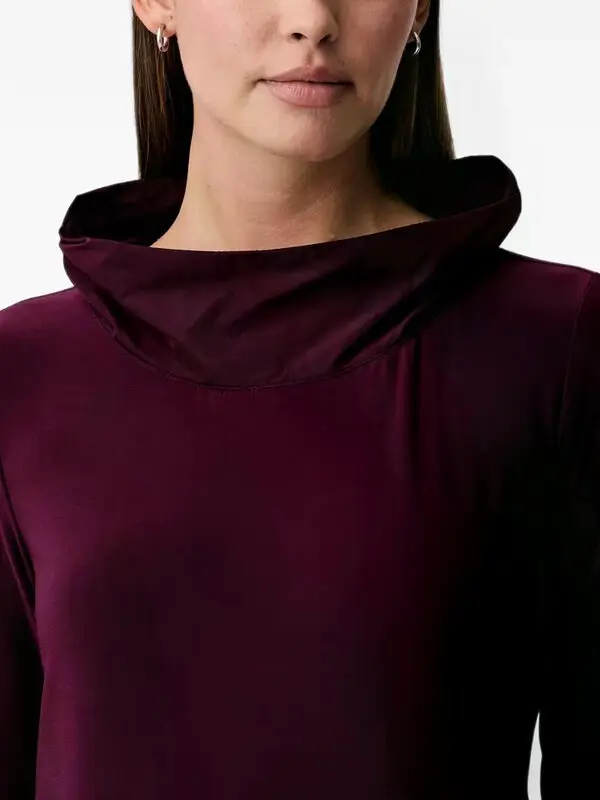 Joseph Ribkoff Funnel-neck Drawstring-hem Mini Dress