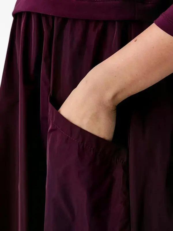 Joseph Ribkoff Funnel-neck Drawstring-hem Mini Dress