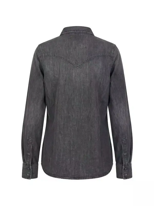 NILI LOTAN Travis Western Denim Shirt