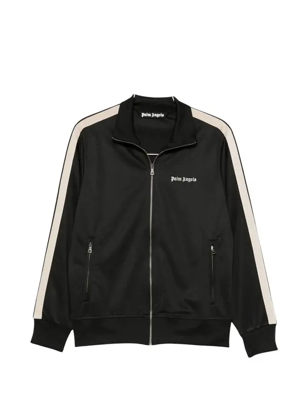 Palm Angels Embroidered Logo Zip-up Track Jacket
