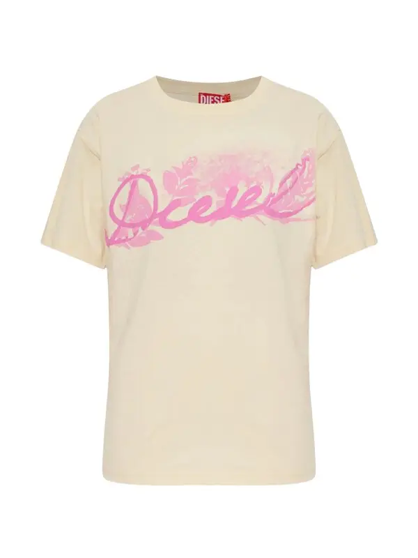 DIESEL® Logo Print T-shirt - White