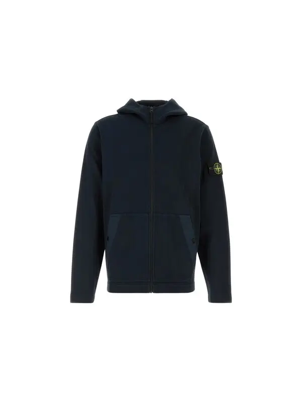 Stone Island Cotton Hooded Sweatshirt