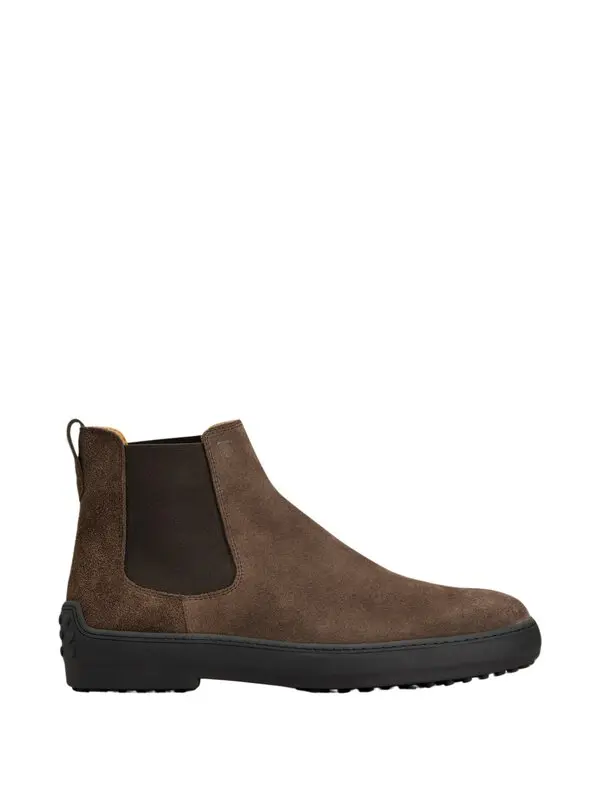 TOD`S Tod's Suede Chelsea Rubber Sole Ankle Boots