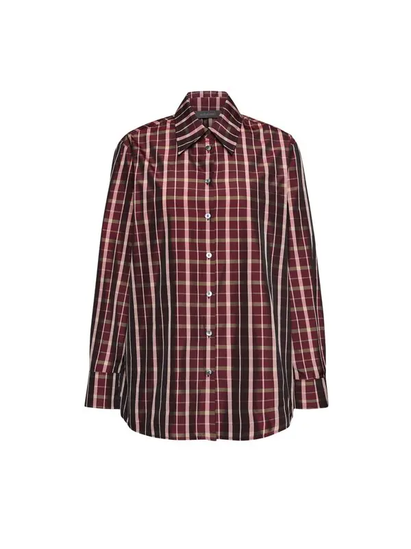ELENA MIRO` Elena Mirò Taffetas Check Shirt