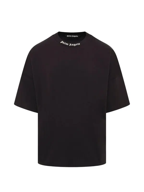 Palm Angels Oversized T-shirt With Printed Logo