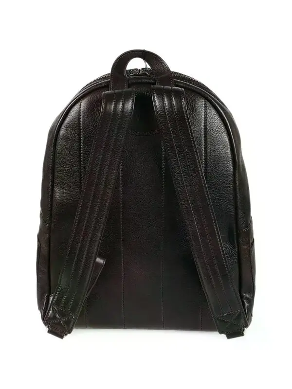 Orciani Grained Leather Backpack