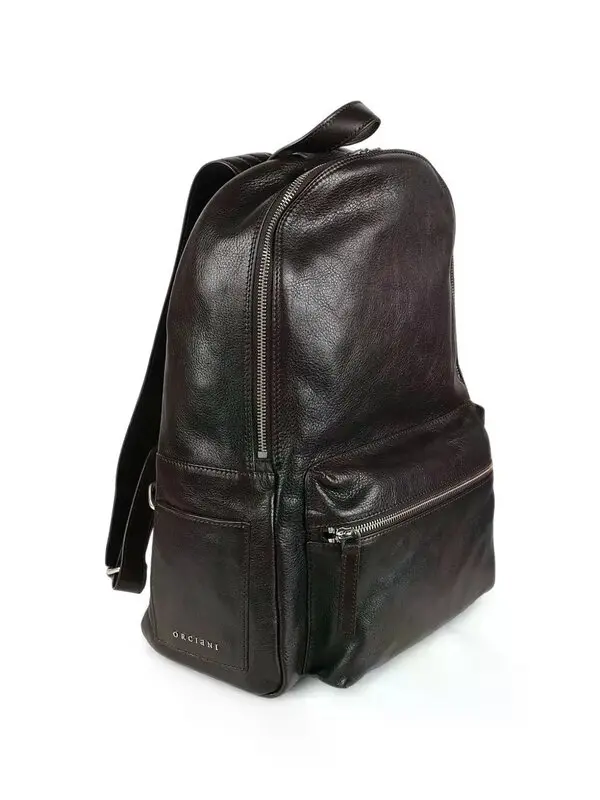Orciani Grained Leather Backpack