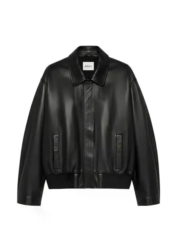 ARMA Melis Leather Jacket - Black