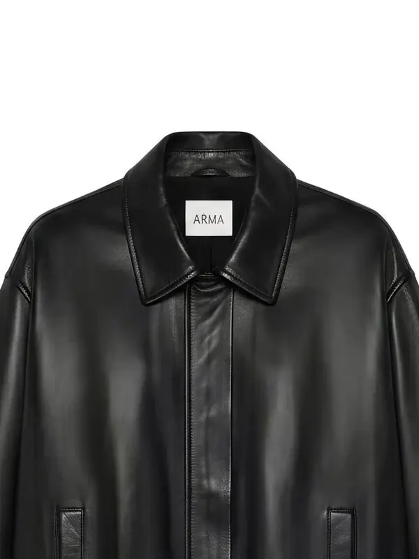 ARMA Melis Leather Jacket - Black