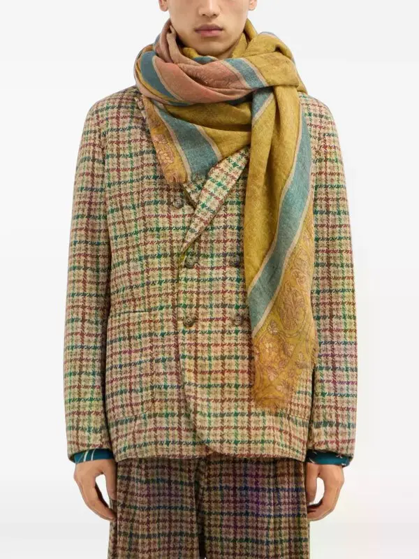 PIERRE-LOUIS MASCIA Euclidex Striped Cashmere Scarf