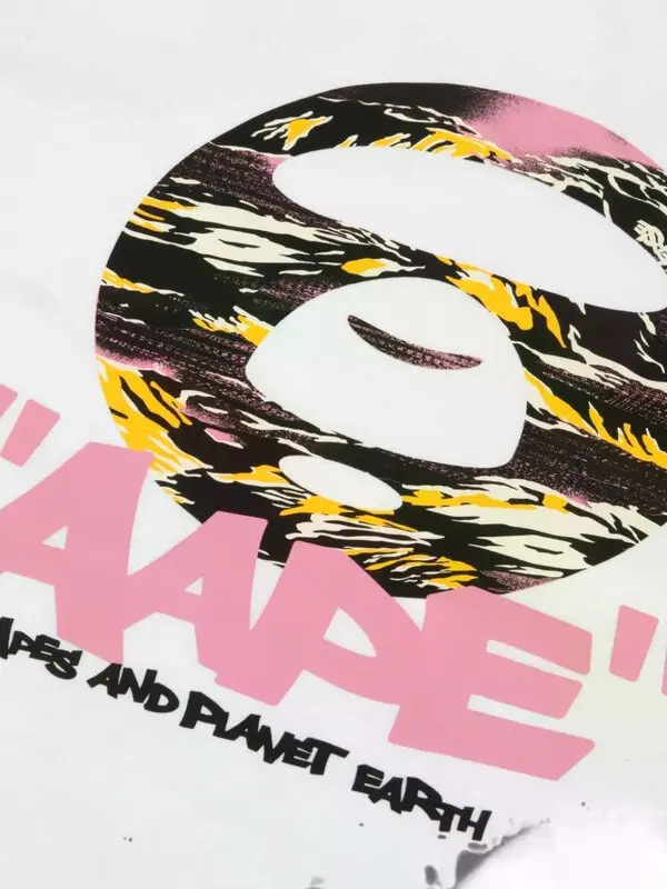 AAPE BY *A BATHING APE Aapeunvs Moonface Graphic T-shirt