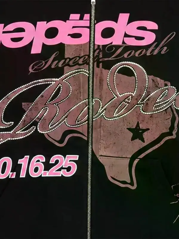 SP5DER Rodeotexas Zip-up Hoodie