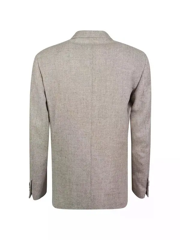 LARDINI Double-breasted Wool Blazer