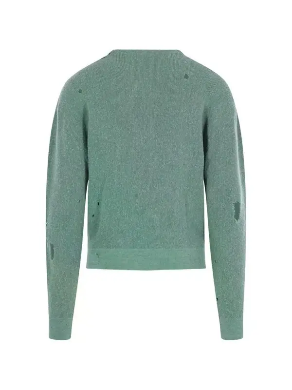 PALY Distressed P-patch Cardigan