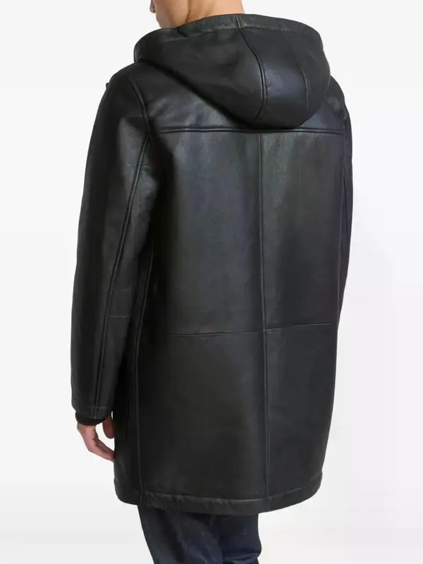 YVES SALOMON Hooded Shearling Coat
