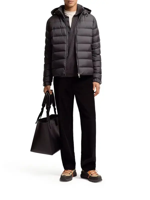 Moncler Arneb Short Hooded Down Jacket