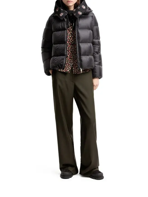 Moncler Feligule Hooded Short Down Jacket