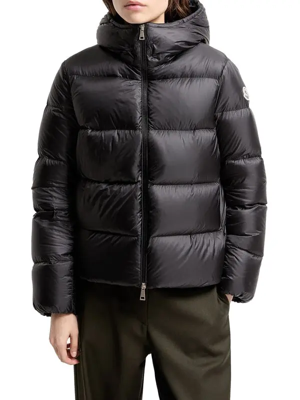 Moncler Feligule Hooded Short Down Jacket