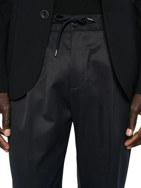 Herno Technical Fabric Drawstring Trousers