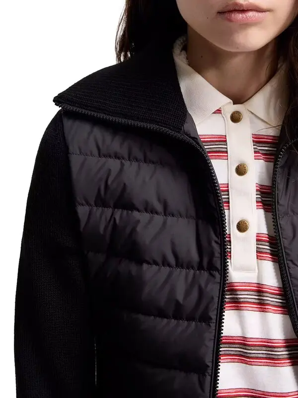 Moncler Padded Wool Zip-up Cardigan