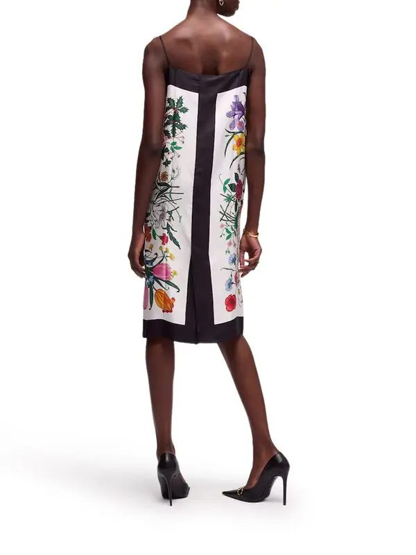 Gucci Printed Silk Twill Dress