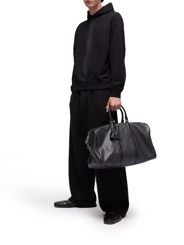 Gucci Cotton Hoodie With Tonal Web Stripe